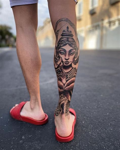 Lower Leg Tattoos 60 Best Leg Tattoos For Men Projaqk Leg Tattoo