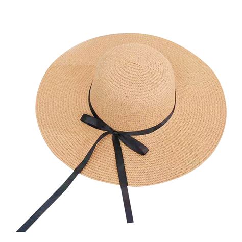 Gdreda Hat For Women Big Brim Straw Hat Sun Floppy Wide Brim Hats