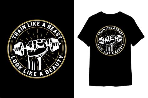 Premium Vector Vector Gym Tshirt Design Bodybuilders And Fitness