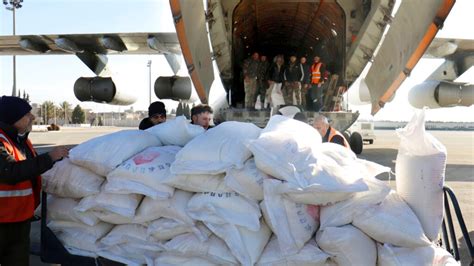 First Un Aid Convoy Reaches Quake Hit Northern Syria