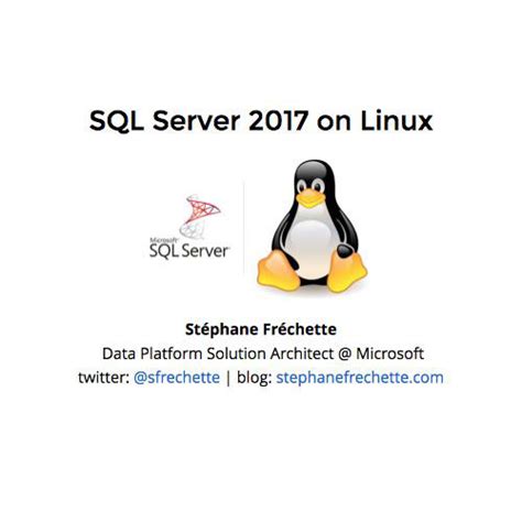 sql server on linux