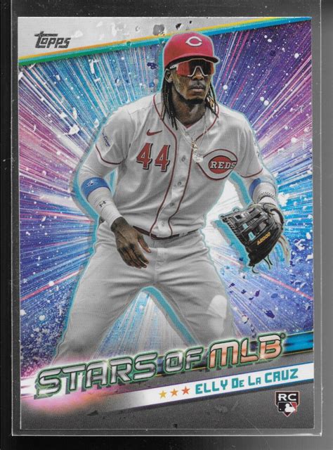 2024 Topps Series 1 Elly De La Cruz Rookie Stars Of The Mlb Card Smlb