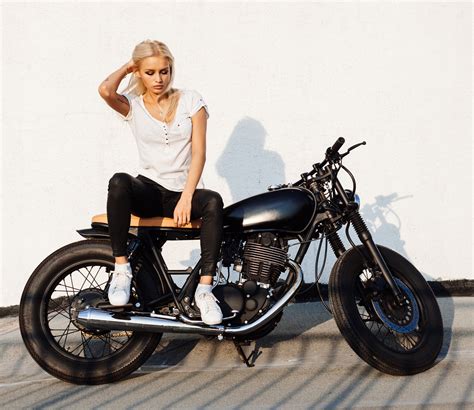 Blonde Girl Athletic Shoe Motorcyclist Sitting Hd Wallpaper Rare