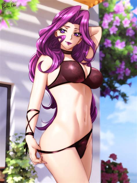 Rule 34 1girls Bikini Cleavage Code Geass Cornelia Li Britannia