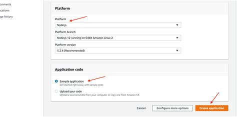 deploying a nodejs application from github to aws elastic beanstalk and
