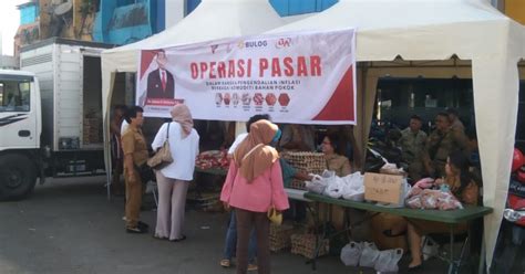 Kendalikan Inflasi Pemkot Ambon Gelar Operasi Pasar