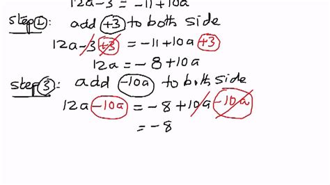 Solving Equations Form Ax B Cx D Example 2 Youtube