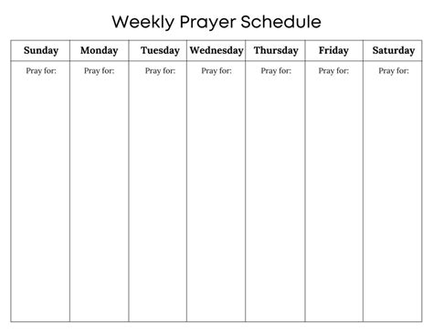 What To Pray Printable Monthly Prayer Calendars