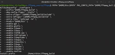 ubuntu 16 04 ffmpeg install command line turkfte