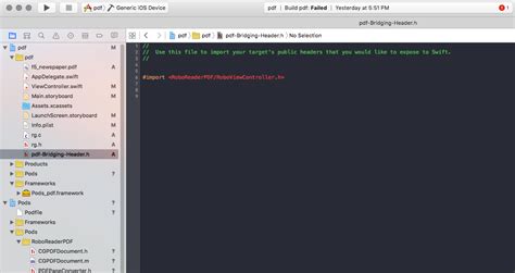 ios use of undeclared type roboviewcontroller swift stack overflow