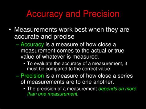 Ppt Accuracy And Precision Powerpoint Presentation Free Download