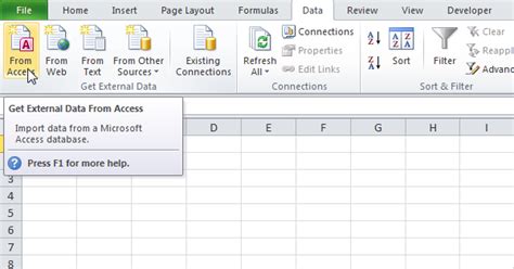 import access data into excel easy excel tutorial