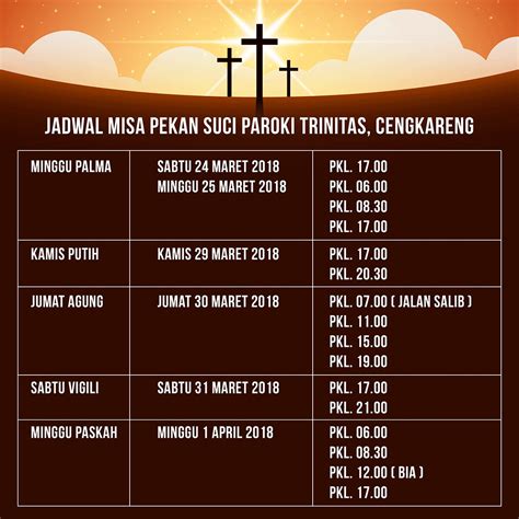 Jadwal Jalan Salib Gereja Katolik Jakarta Seputar Jalan