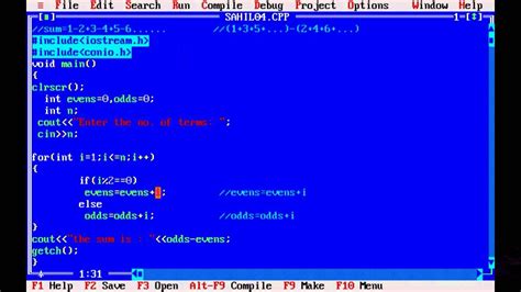 c program to compute sum of n terms of series 1 2 3 4