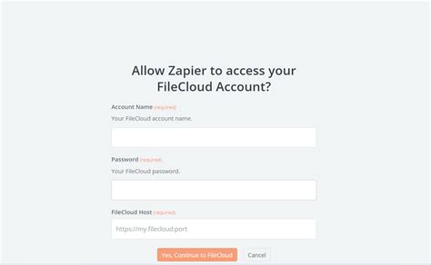 filecloud integration with zapier filecloud docs server