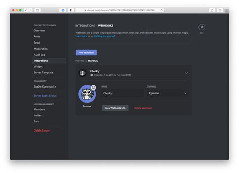 discord checkly
