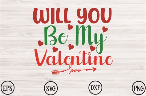Will You Be My Valentine Graphic By Nahidhasan01999540018 · Creative