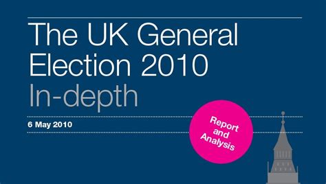 The 2010 General Election An Unusual Election Electoral Reform