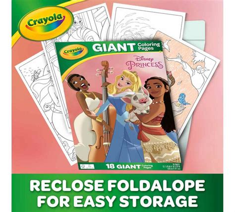 Crayola Giant Disney Princess Coloring Pages Crayola