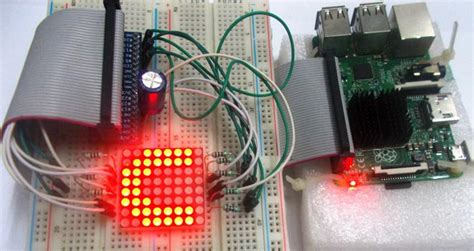 led matrix raspberry pi 8x8 raspberry