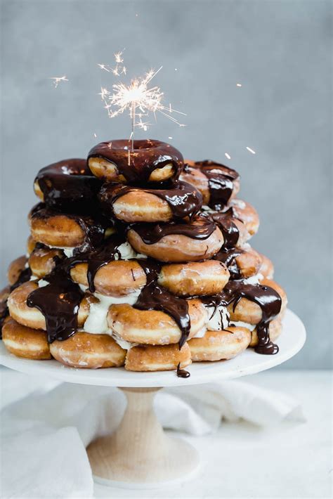 Doughnut Birthday Cake