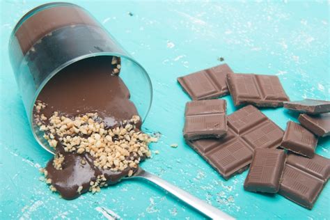 Delicioso Postre Cremoso De Chocolate Casero Foto Premium