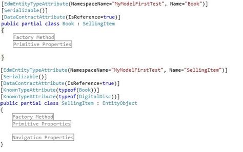 c ef model first subclass object does not appear in context