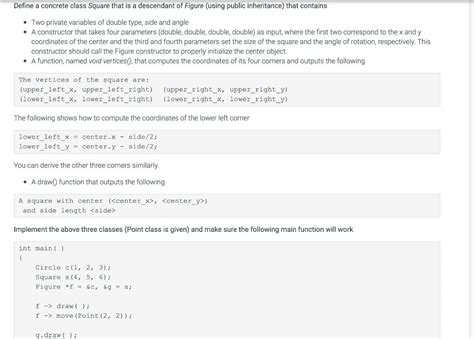 solved 11 20 polymorphism abstract class exercise 2 given