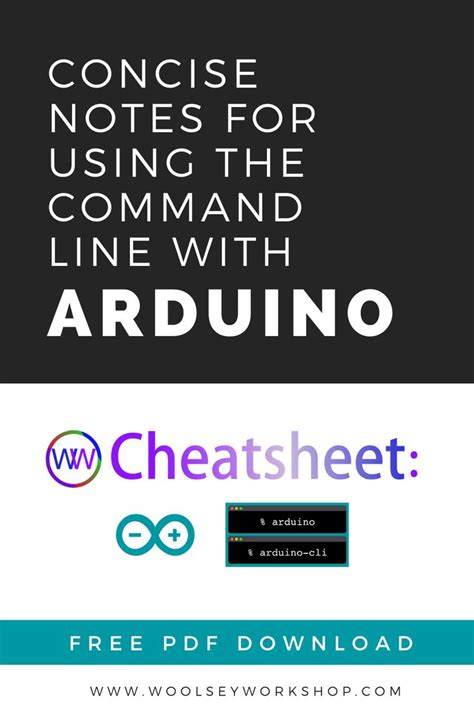 a quick reference for using the command line with arduino arduino