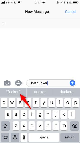 How To Make Iphone Autocorrect Ducking Let You Swear