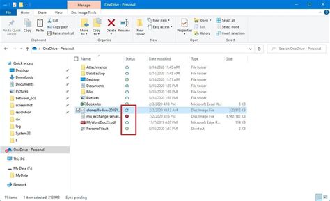 it services explaining onedrive sync icons