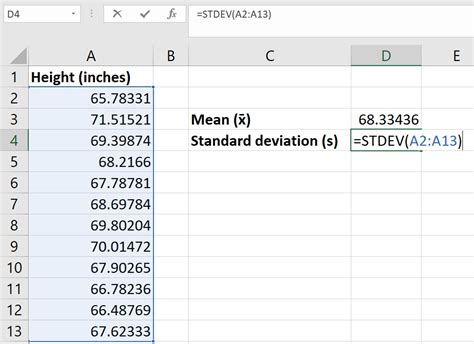 calculate standard deviation in excel top tip bio
