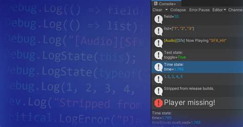 debug log extensions utilities tools unity asset store