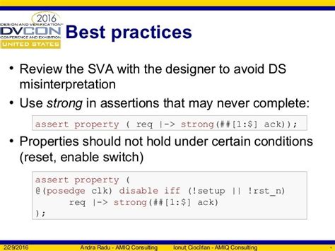 systemverilog assertions verification with svaunit dvcon us 2016 tu…