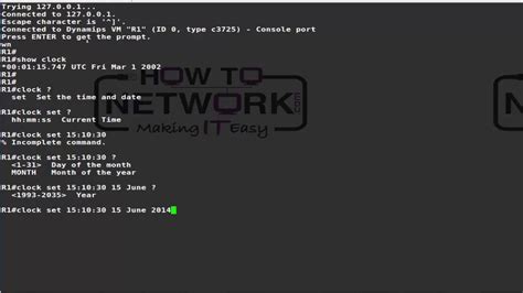 configuring router as an ntp client youtube