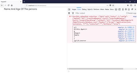 angularjs unable to fetch data using get request in angular js