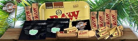 Rolling Ace Single Wide Classic 18 Items Rolling Papers Bundle Raw