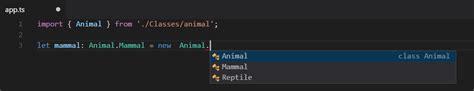 javascript using namespace spread over multiple module files in