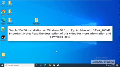 oracle jdk 16 zip installation on windows 10 with java home java se