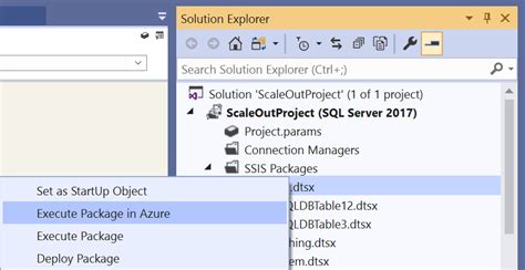 execute ssis packages from ssdt azure data factory microsoft learn