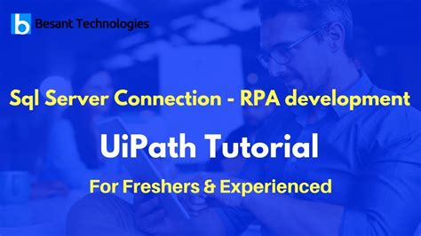 uipath tutorial for beginners sql server connection rpa development