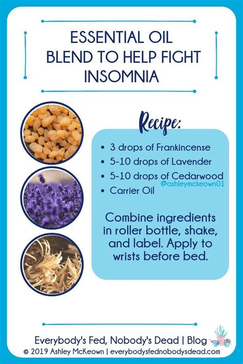 Essential Oil Blend To Help Fight Insomnia Artofit