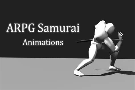 arpg samurai 3d animations unity asset store