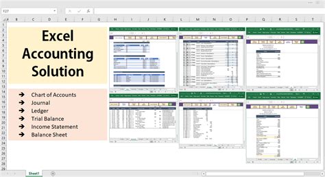all excel accounting and bookkeeping solution template