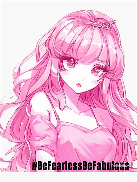 Anime Kawaii Manga Girl Sticker For Sale By Yoshilaine12 Redbubble
