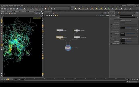 volume trails in houdini