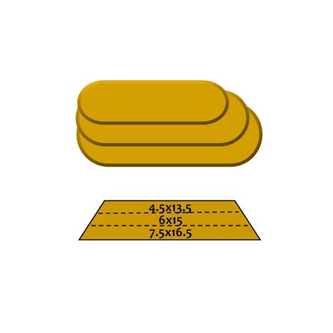 rounded rectangle stack