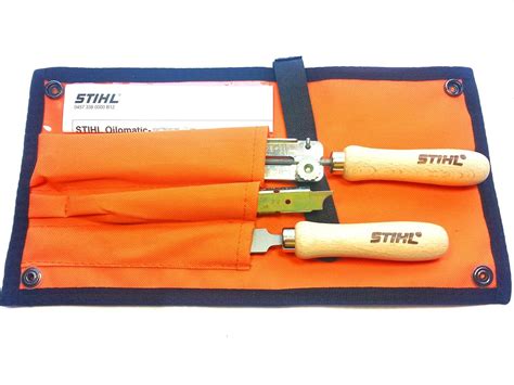 Stihl Plastic Chainsaw Chain Sharpening Filing Kit 1 4 And 3 8 Picco