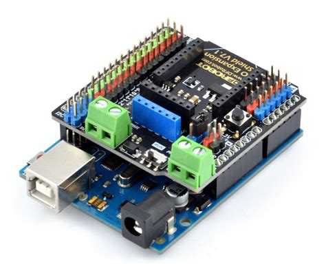 dfrobot gravity io expansion shield for arduino botland robotic shop