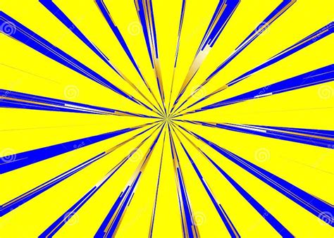 Dynamic Yellow Sunburst Background Intersected Stock Vector